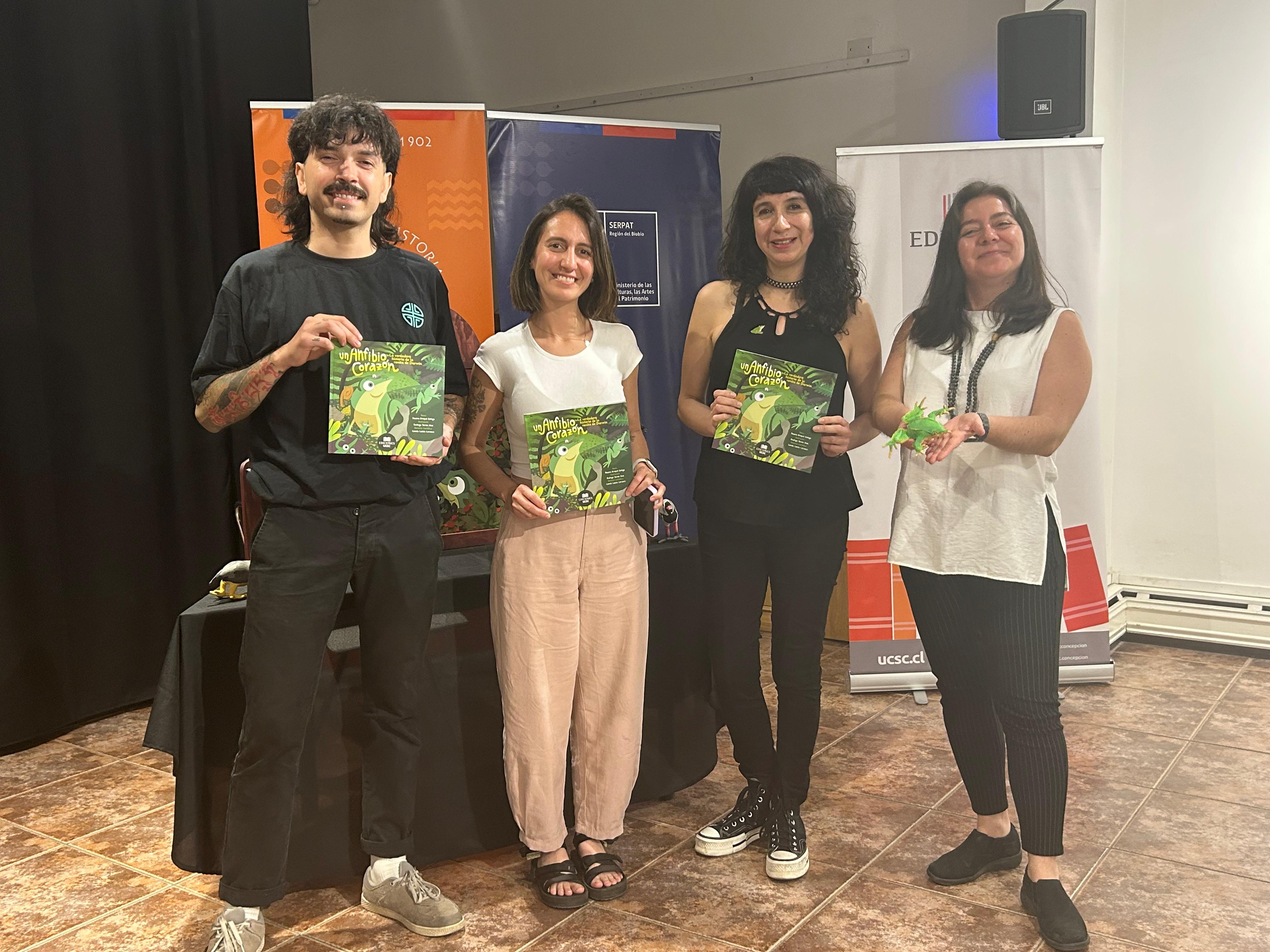 Ranita de Darwin y su increíble instinto paternal protagonizan libro ...